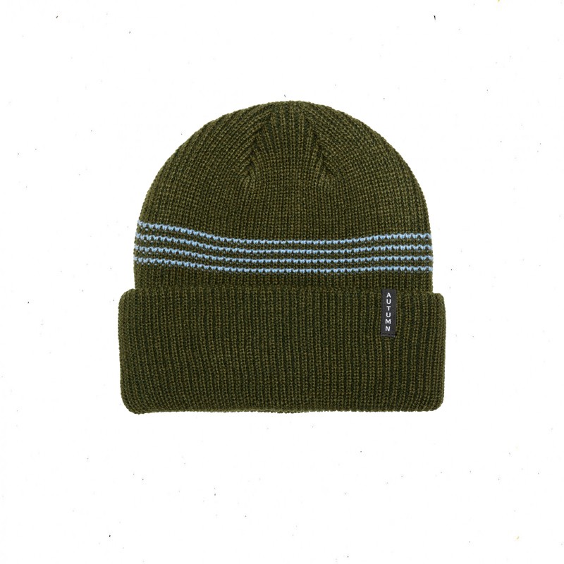 Autumn Mini Stripe Beanie - Ri fun